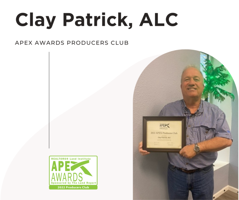 Clay Patrick, ALC Recognized as Part of RLI’s APEX Producers Club ...